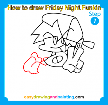 How to draw Friday Night Funkin FNF boyfriend - Easy Drawing and Painting