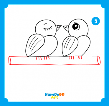 How to draw a doves step by step - Easy Drawing and Painting