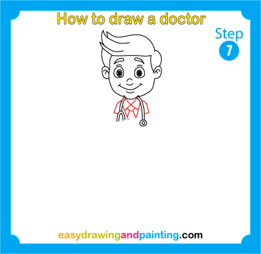 How to draw a doctor step by step - Easy Drawing and Painting