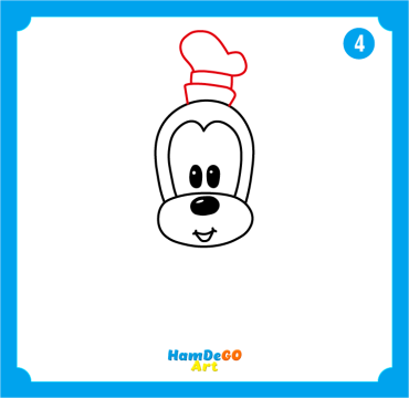 How to draw a cute goofy easy step by step - Easy Drawing and Painting